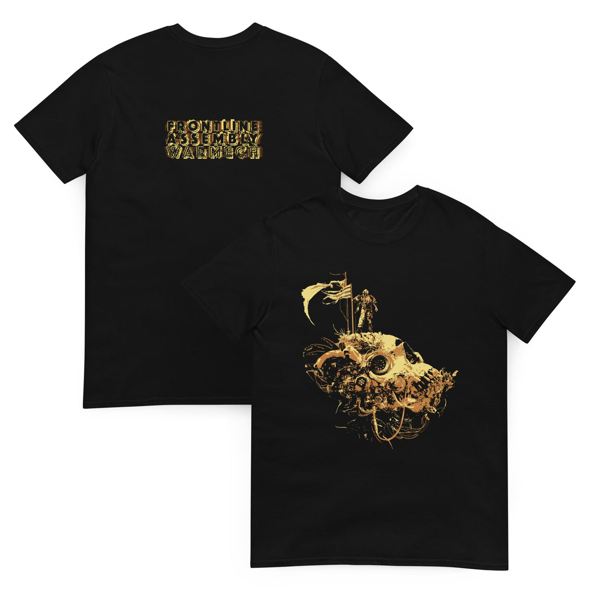 Front Line Assembly "WarMech Skull" Double-Sided T-Shirt – Second Tooth